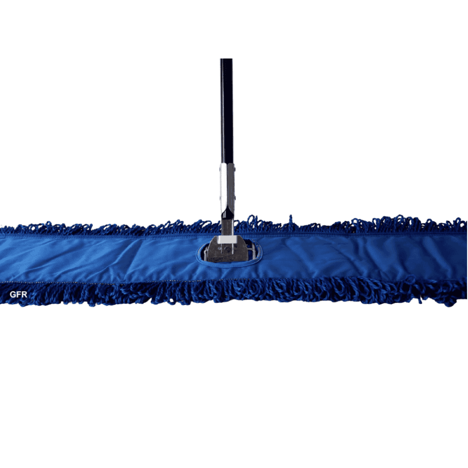 Gym Floor Resource | 72" Dust Defender Microfiber Gym Mop System no Mop ...